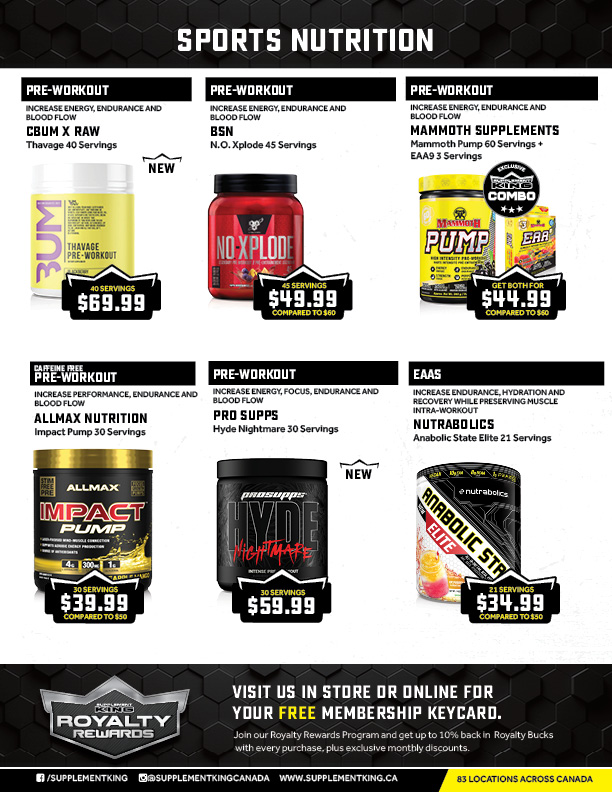 Supplement King Flyers | Supplement King