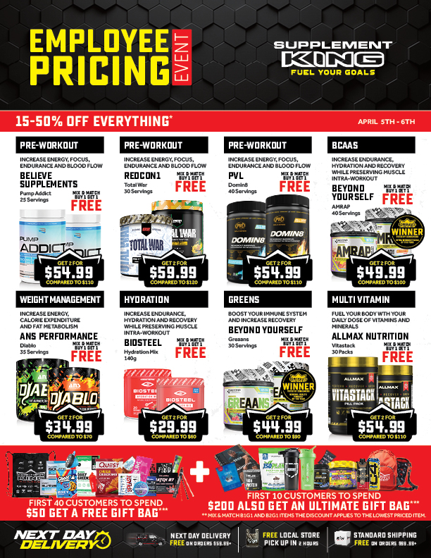 Supplement King Flyers | Supplement King