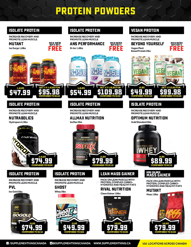 Supplement King Flyers | Supplement King
