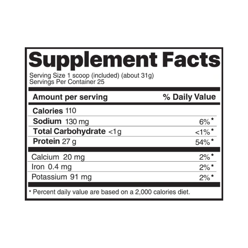 Believe Supplements Flavoured Isolate 25 Servings | Supplement King