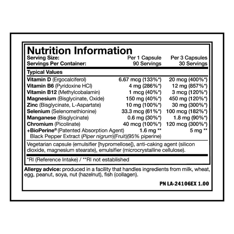 Mutant ZM8+ 90 Capsules | Supplement King