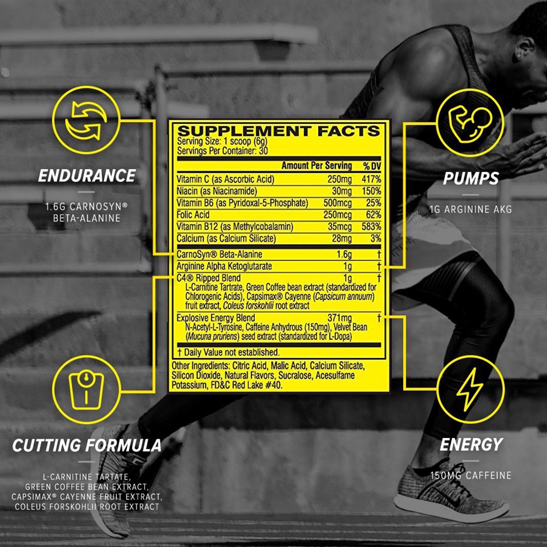 Cellucor C4 Ripped 30 Servings | Supplement King