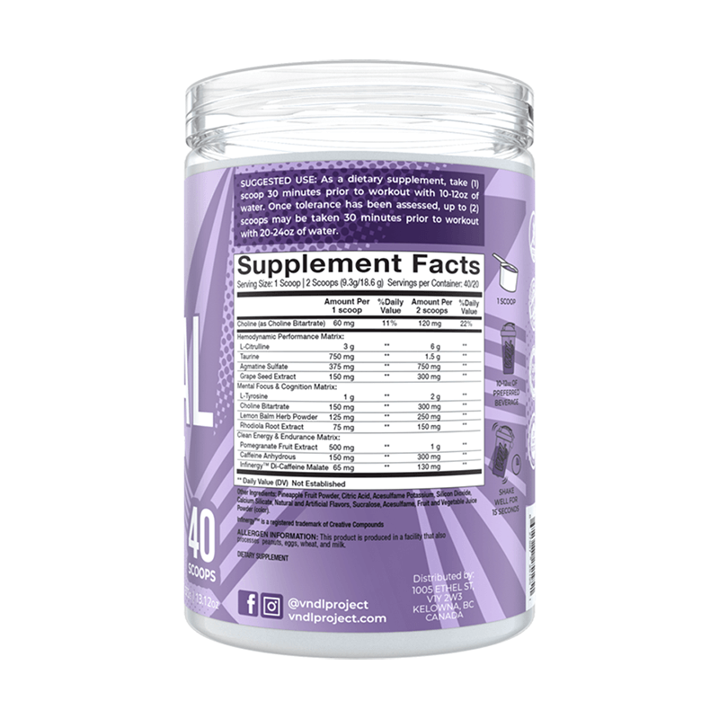 VNDL Project Vandal 40 Servings | Supplement King