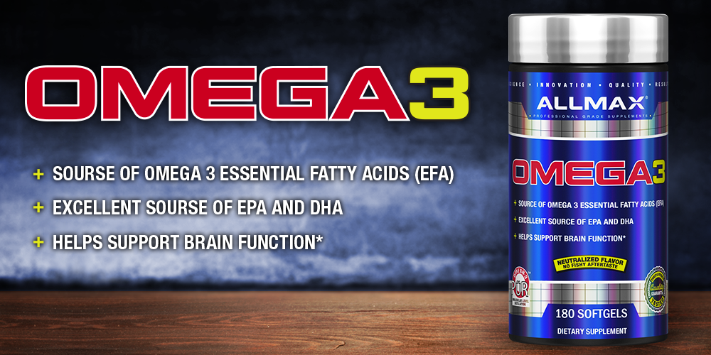 Allmax Nutrition Omega 3 180 Softgels | Supplement King
